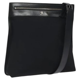 Gucci Pre-owned Nylon sacs-gucci - Femme - Pre-owned - Noir - Taille: ONE Size