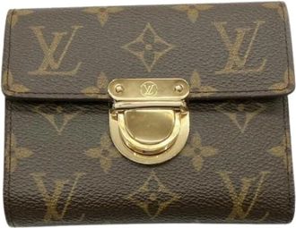 Louis Vuitton unisex, Pre-owned, Brun, Taille: ONE Size Portefeuille Tri-Fold Monogramme doccasion