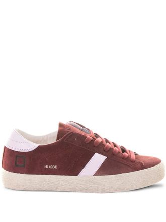 D.A.T.E. Sneakers aus Wildleder - Rot