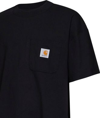 Carhartt Work in Progress Pocket Cotton Jersey T-Shirt - Black