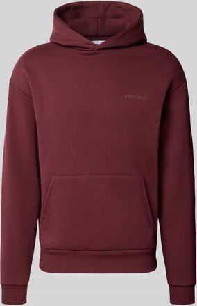 Review Regular Fit Hoodie aus Baumwoll-Mix mit Label-Detail