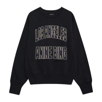 Anine Bing Damen, Sweatshirts & Hoodies, Schwarzk, MGr&ouml;&szlig;e