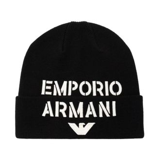 Emporio Armani Stilvolle Blaue H&uuml;te & M&uuml;tzen f&uuml;r M&auml;nner - - Accessories - Herren - Blau - L
