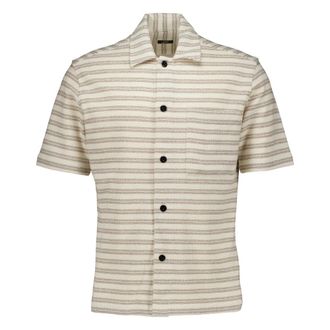 Genti Kurzarmhemd - - Shirts - Herren - Beige - S