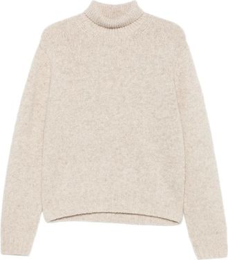 Auralee pull en cachemire à col montant - Tons neutres