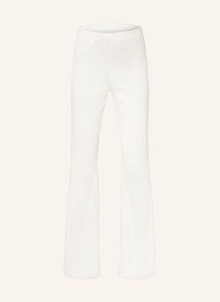 Oh April Oh April Marlenehose Lyle Aus Jersey weiss