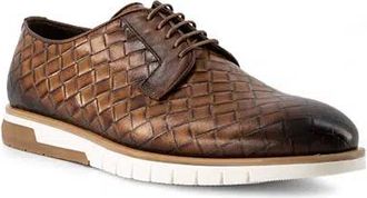 Rosso E Nero Herren Schn&uuml;rschuhe braun Glattleder