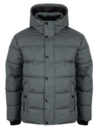 Roadsign Herren Jacke Steppjacke mit Kapuze - ideal f&uuml;r windige Wintertage gr&uuml;n, XL