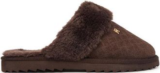 Tommy Hilfiger Hausschuhe Th Premium Shearling Shoes FW0FW09947 Dunkelbraun