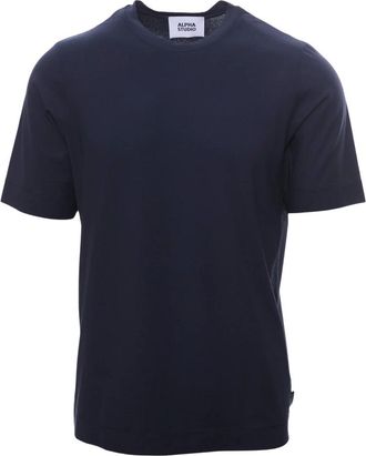 Alpha Studio Homme, Tops, Bleu, Taille: XL T-Chemises