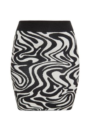 Mymo Felsen Damen wollwei&szlig; schwarz