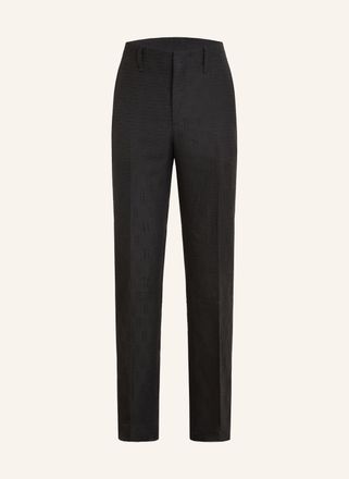 Fendi Leinenhose Regular Fit schwarz