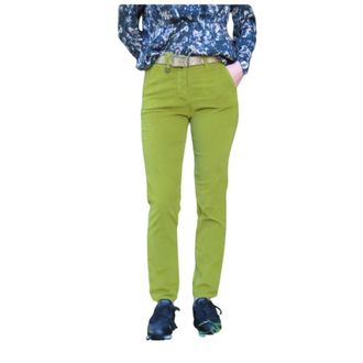Aeronautica Velvet Chino Hose - Cedro - - Trousers - Damen - Gr&uuml;n - XS