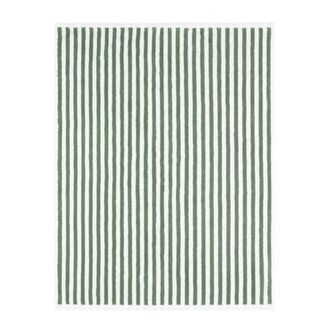 furn. Yard Hebden Badematte aus gestreifter Baumwolle - Wald - 50 x 70 cm