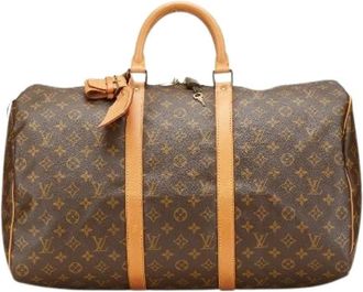 Louis Vuitton unisex, Pre-owned, Brun, Taille: ONE Size Sac Week-End Vintage en Toile Pre-owned