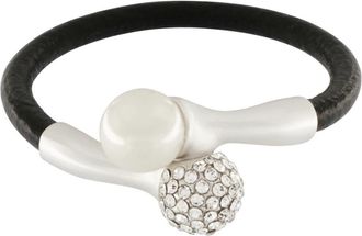 Dansk Copenhagen Elegantes Perlenmix-Lederarmband - - Accessories - Damen - Schwarzk - ONE SIZE