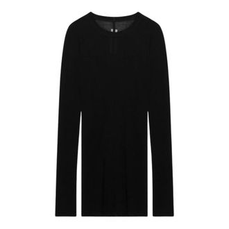 Rick Owens Femme, Tops, Noir, Taille: 42 FR Long Sleeve Hauts