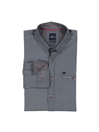 Engbers Herren Herren Langarm-Hemd Gemustert, Sand, 37650, Sand in Gr&ouml;&szlig;e XXL