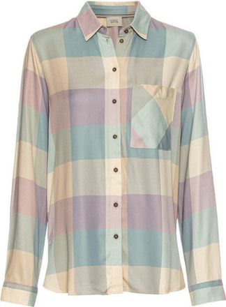 Camel Active Langarmbluse Karierte Bluse aus Viskose