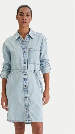 Guess Jeanskleid W6RK26 D5M83 Blau Regular Fit