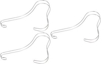 Valiclud 3 Stück Teiliges Edelstahl Schuhdisplay Rack Sandalenhalter Schuhstütze Schuhaufbewahrung Schuhständer für Damen High Heels Schuhformhalter Langlebig 