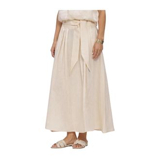 Greek Archaic Kori S26K-1002026 Maxi-Rock - - Skirts - Damen - Beige - L
