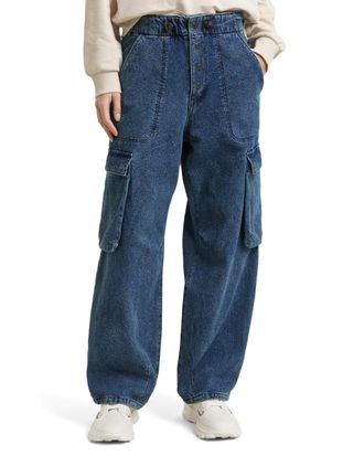 G-Star G-Star Damen Cocoon Hose, Blau (Faded Indigo Shield D25321-D759-G851), 27W / 30L