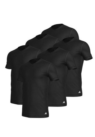 adidas Performance Poloshirt T-Shirt Basic V-Neck 6P (Packung, 6-tlg., 6er-Pack)