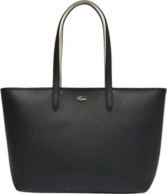Lacoste Femme, Sacs, Noir, Taille: ONE Size Anna Zipp&eacute; Tote