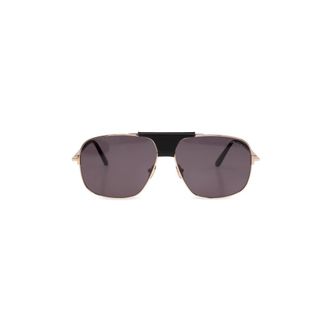 Tom Ford Tex Sonnenbrille - - Accessories - Herren - Gelb - 62 MM