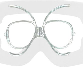 Generic Skibrillen-Einsatz mit Sehst&auml;rke - Transparenter Adapter, Innenrahmen | Flexibler Brillenrahmen f&uuml;r Snowboard, Motorrad, Brillen, Sportbrillen, optisc