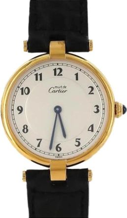Cartier Montre vintage doccasion - Homme - Pre-owned - Blanc - Taille: ONE Size