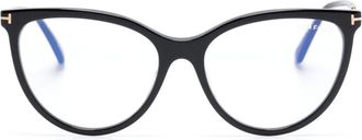 Tom Ford Eyewear FT5994B Brille mit Clip-on-Gl&auml;sern - Schwarz