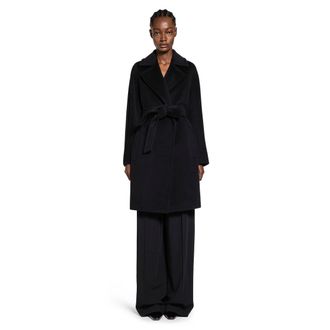 Max Mara Wool Beaver Cloth Robe Coat