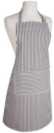 Now Designs Kochschürze Basic Baumwolle schmal gestreift schwarz