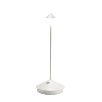 Zafferano Zafferano - Lampe de table led sans fil rechargeable et dimmable Pina Pro Blanc