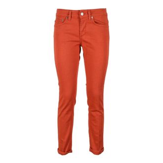 Dondup Monroe Zipper Jeans - - Jeans - Damen - Rot - W27