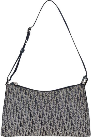 Dior Crossbody Bags - Christian Dior Mini Trotter Monogram Shoulder Bag - Gr. unisize - in Blau - f&uuml;r Damen