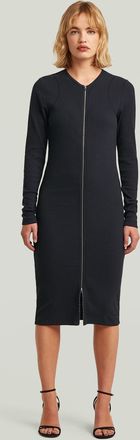 G-Star 2 Way Slim Rib Kleid - Dunkelblau - Damen