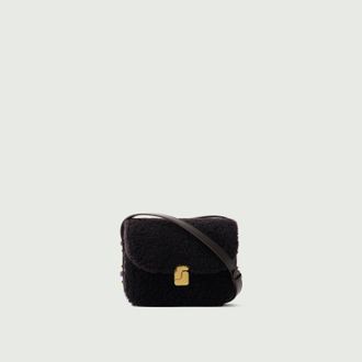 SOEUR SAC BELLISSIMA MINI MARRON SHEARLING