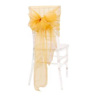 Generic Naroote Hochzeitsdekoration, Stuhllehne, Elegantes Garnschleifen-Set f&uuml;r Bankette und Hochzeiten, Stuhlschleifen, Sch&auml;rpen, Wei&szlig;, 10 St&uuml;ck (160.03)