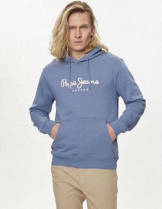 Pepe Jeans London Sweatshirt Saul PM582695 Blau Regular Fit