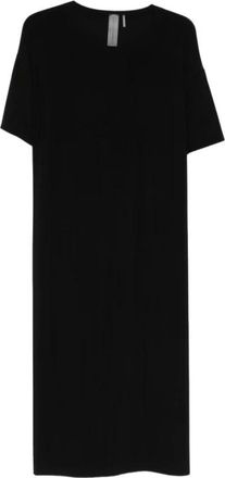 Norma Kamali Femme, Robes, Noir, Taille: 42 FR Midi Dress