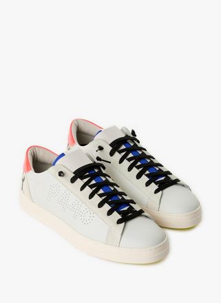 P448 Baskets Jack Flash en cuir