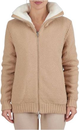 Kiton Femme, Pulls, Brun, Taille: 42 FR Pull textur&eacute; en cachemire