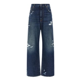 Dolce & Gabbana Pantalon en jean - Femme - Jeans - Bleu - Taille: 36 FR