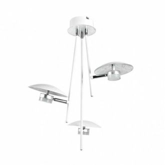 Fabrilamp Fabrilamp - cape town pendelleuchte 3l 18w 4000k wei&szlig;/silber 53x39x39 cm 1440 lm richtungs- und schwenkbar
