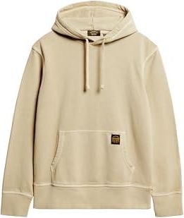 Superdry Contrast Stitch Relaxed Hoodie Washed Pelican Beige (M2013078A - 2LH)