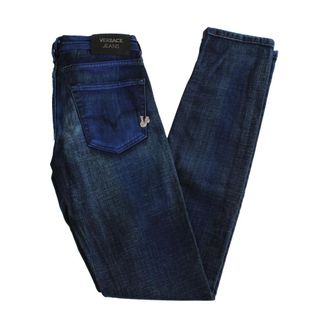 Versace Femme, Jeans, Bleu, Taille: W28 Jeans Slim-Fit