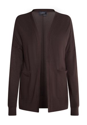 Usha Strickcardigan Damen dunkelbraun